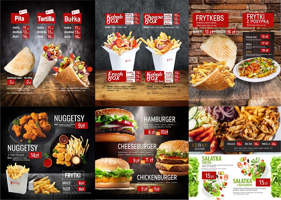 Menu kebab Pilzno - Kebabcity.pl - Pyszny kebab burger pizza